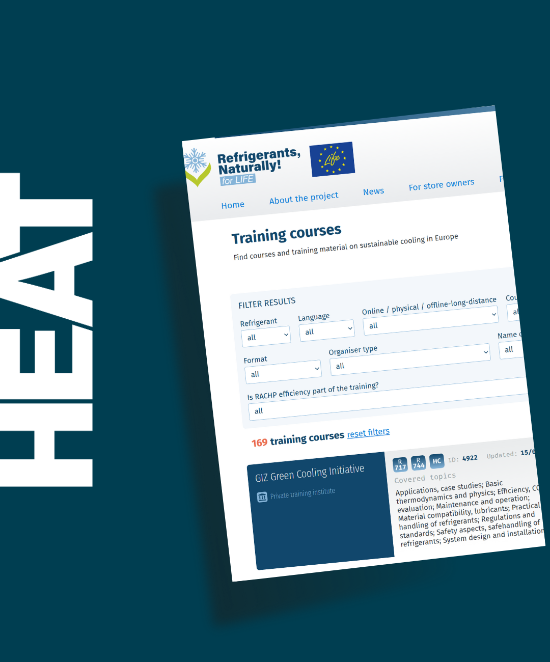 RefNat4LIFE Training directory - HEAT International